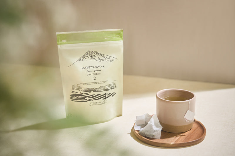 New Eco-Friendly Packaging for Gokuzyo Aracha Teabags – High-Grade ...