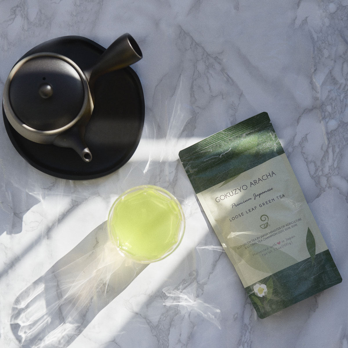 Buy Gokuzyo Aracha Japanese Green Tea 🍵 (Loose Leaf) Online-Crude Tea ...