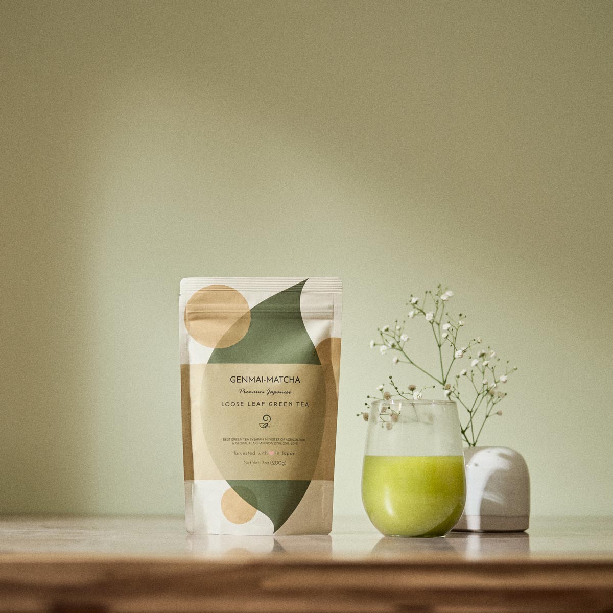 Buy Matcha Genmai-cha 🍵 Green Tea with Brown Rice & Matcha – Japanese ...